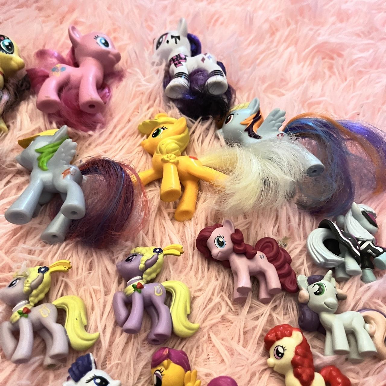 MLP G4 mini lot 💖 Comes with three brushable 4”... - Depop