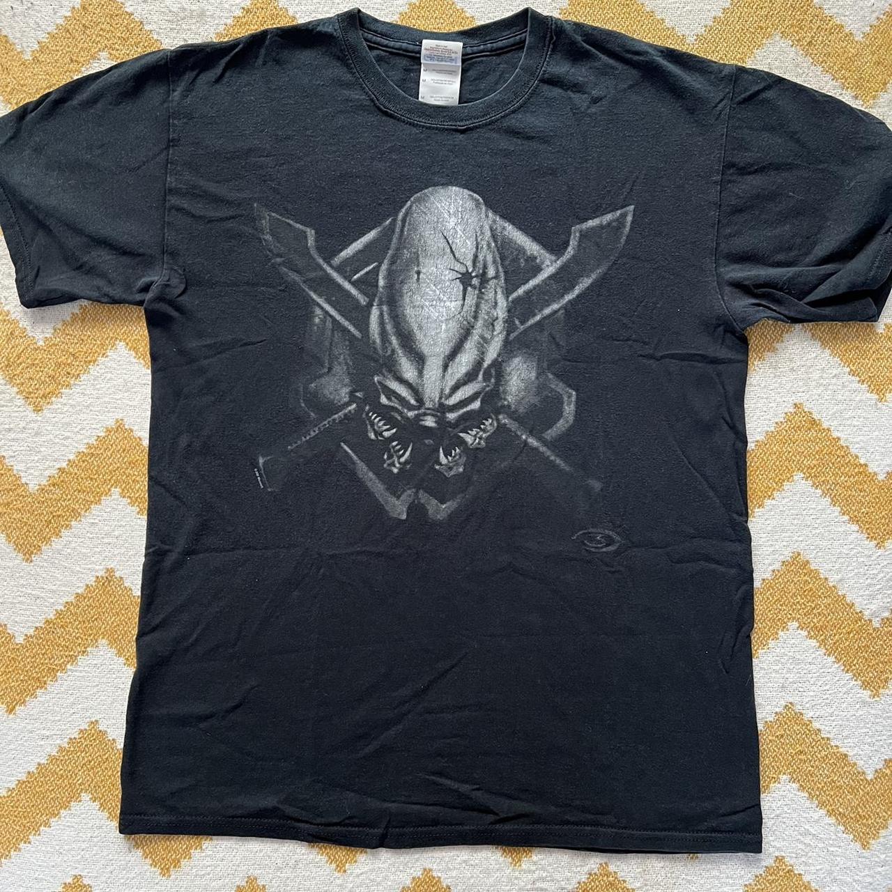Rare Halo 3 Legendary Skull 2007 Promo Men’s T-shirt... - Depop