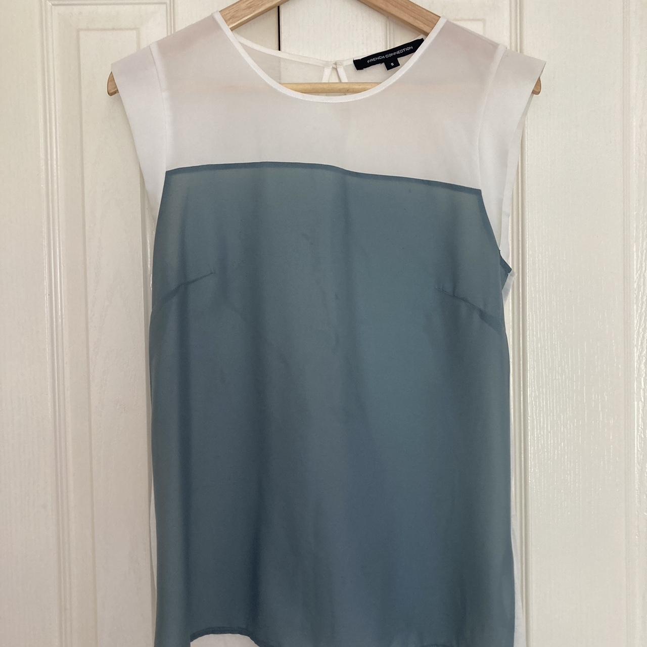 French connection satin top Size 8-10 - Depop