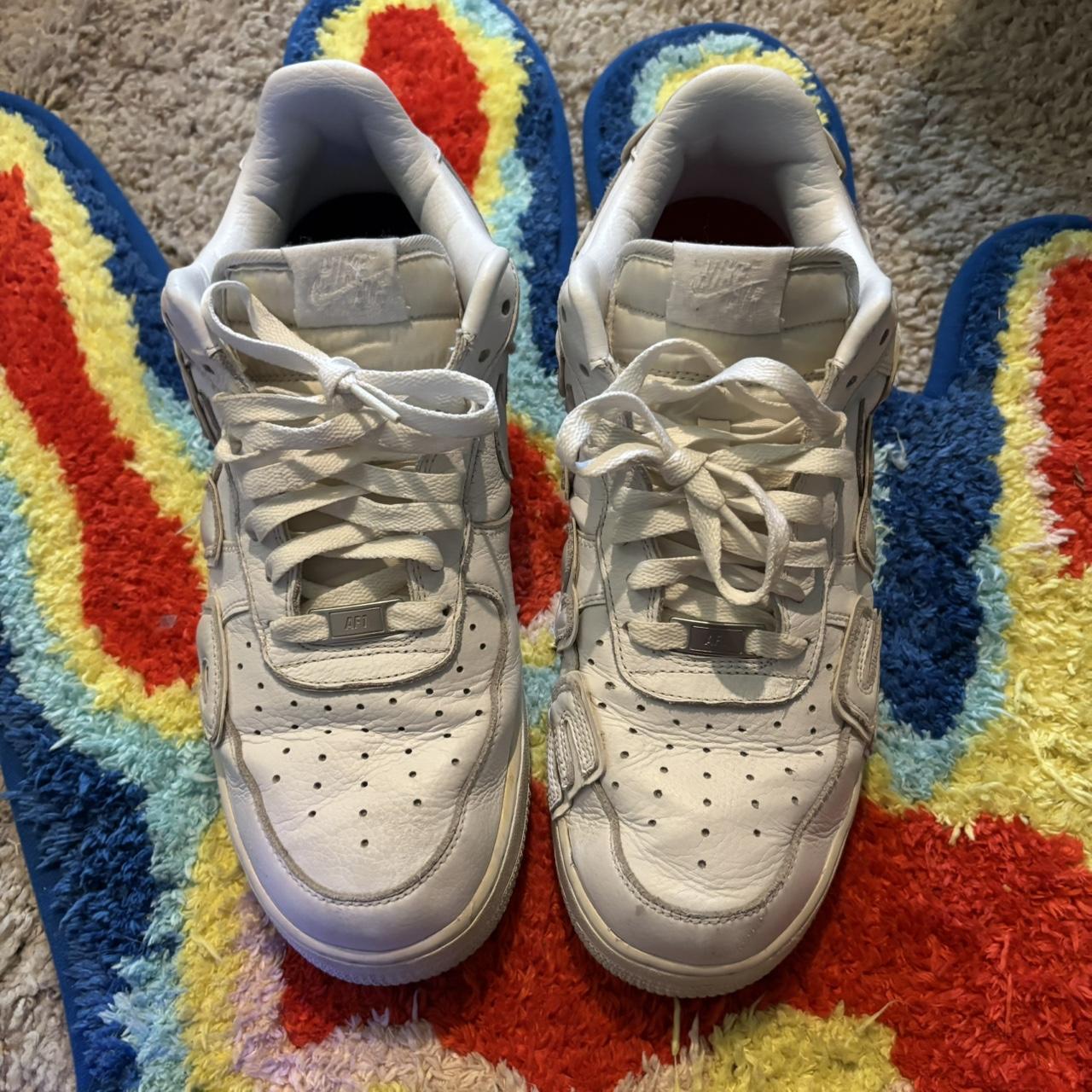 2020 CPFM white air forces size 11 used no... | Depop