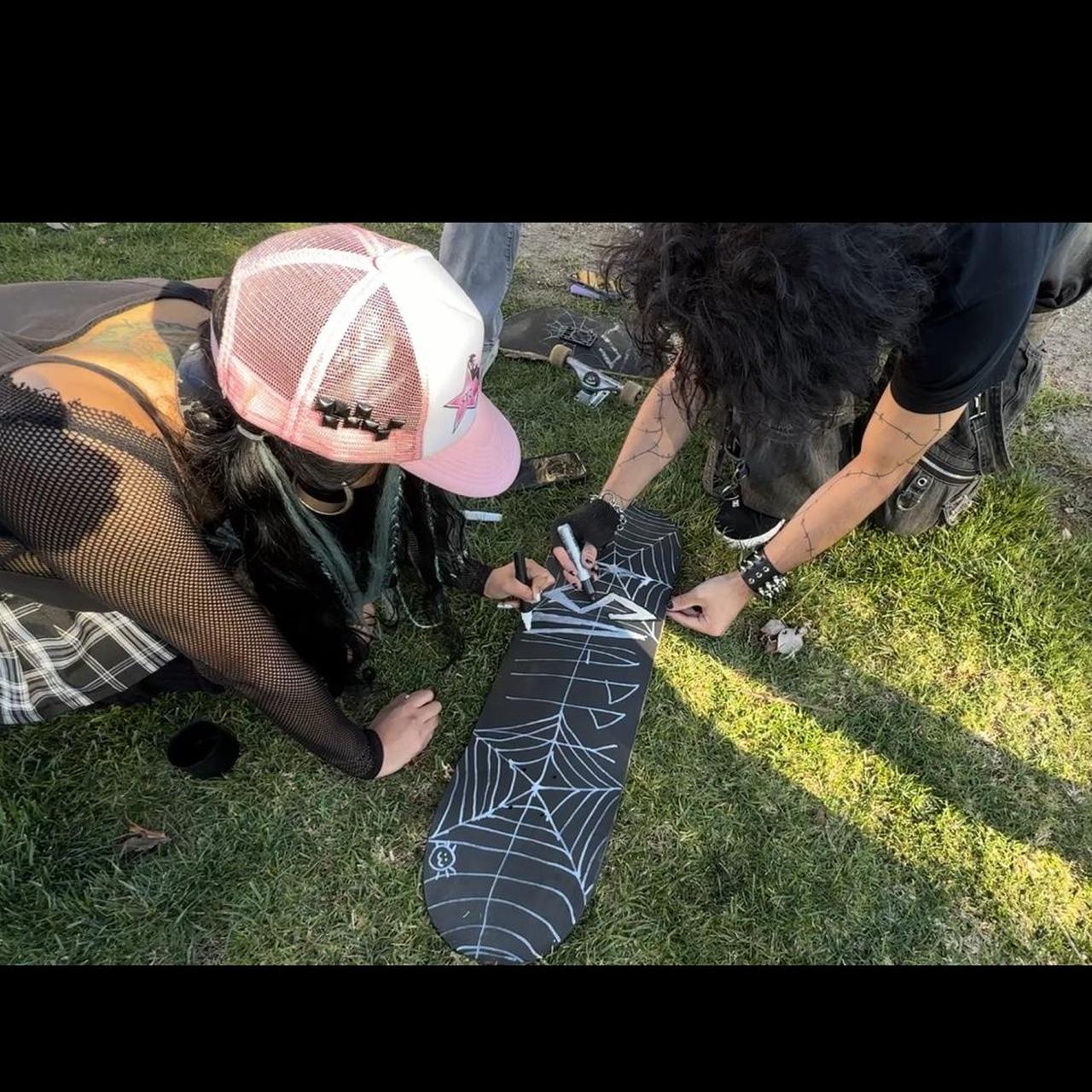 Hand painted Snappy board | Depop