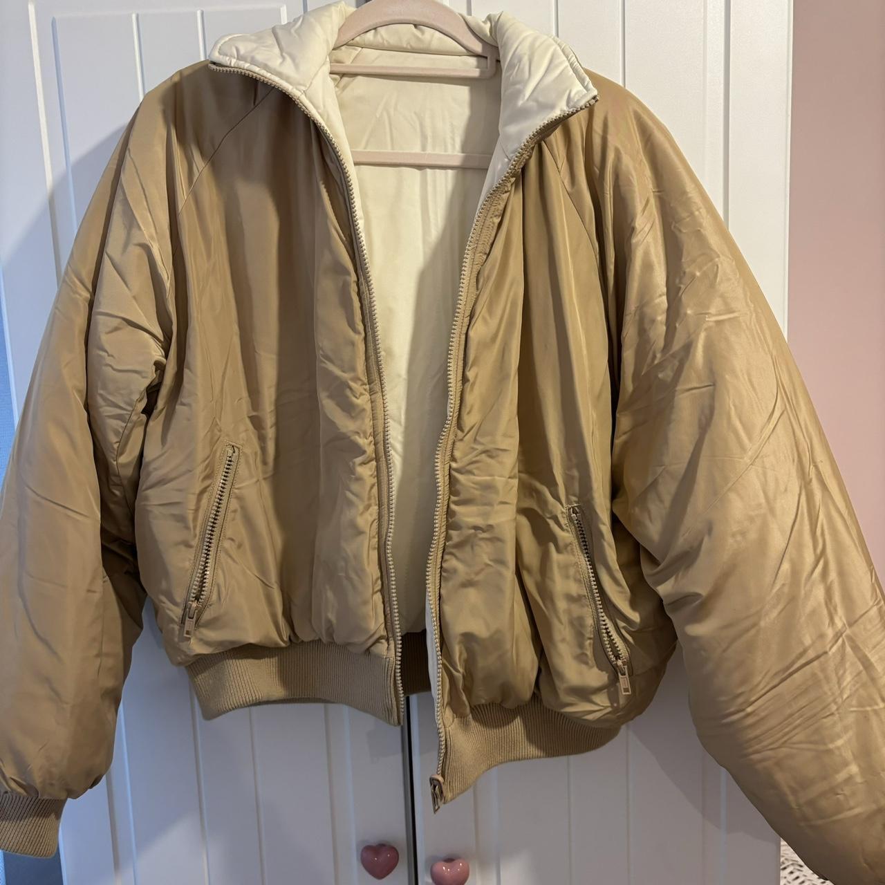 Faith puffer jacket coat Brandy Melville -... - Depop