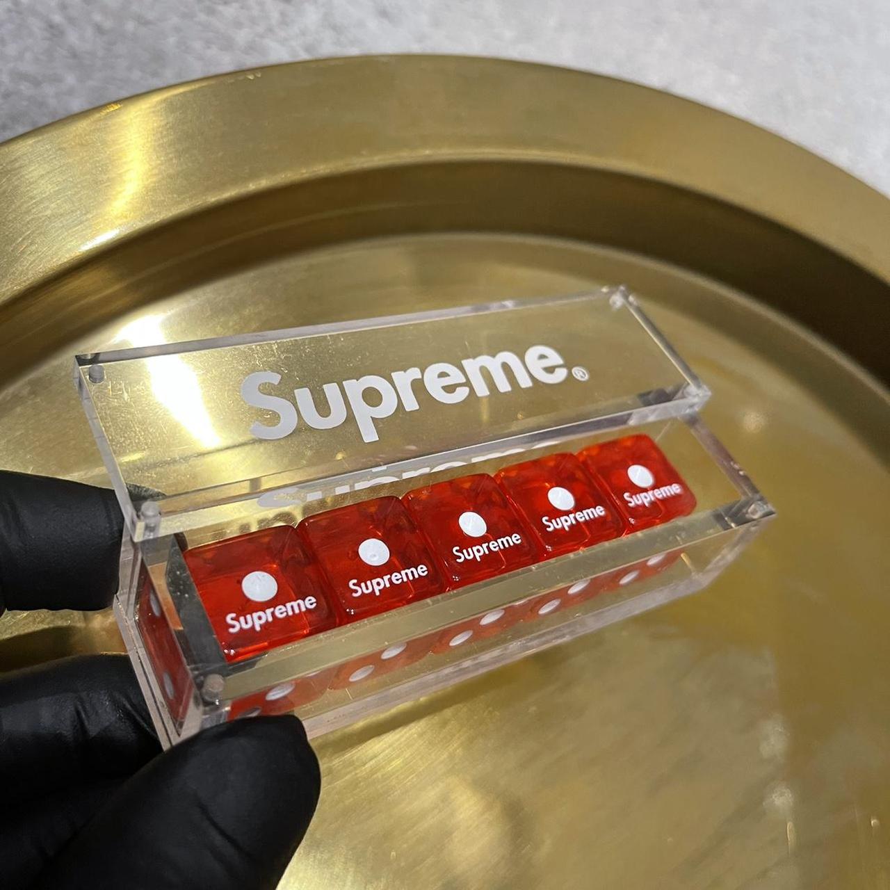 Limited edition Supreme dice with original magnetic... - Depop