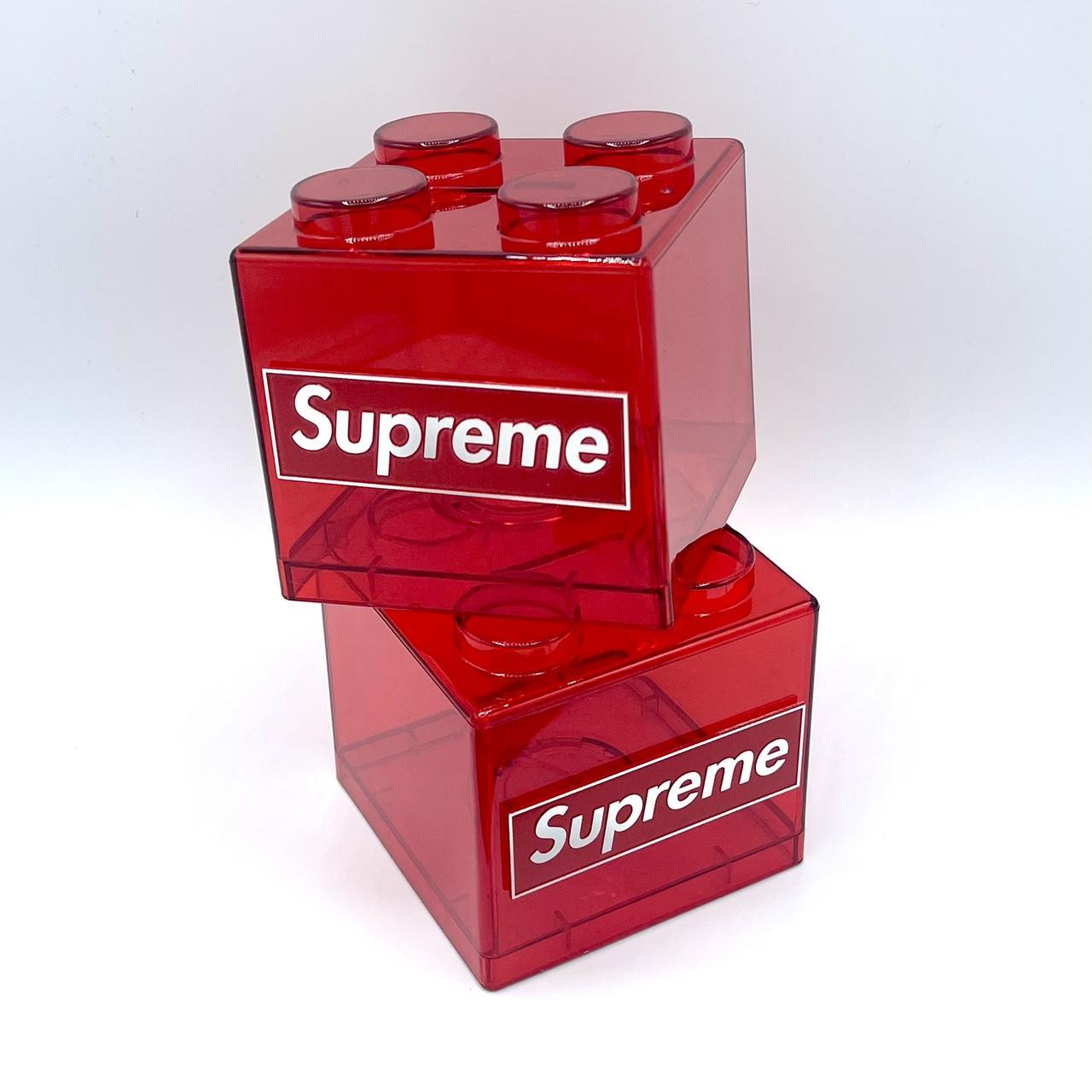 Supreme Red and Silver Collectibles | Depop