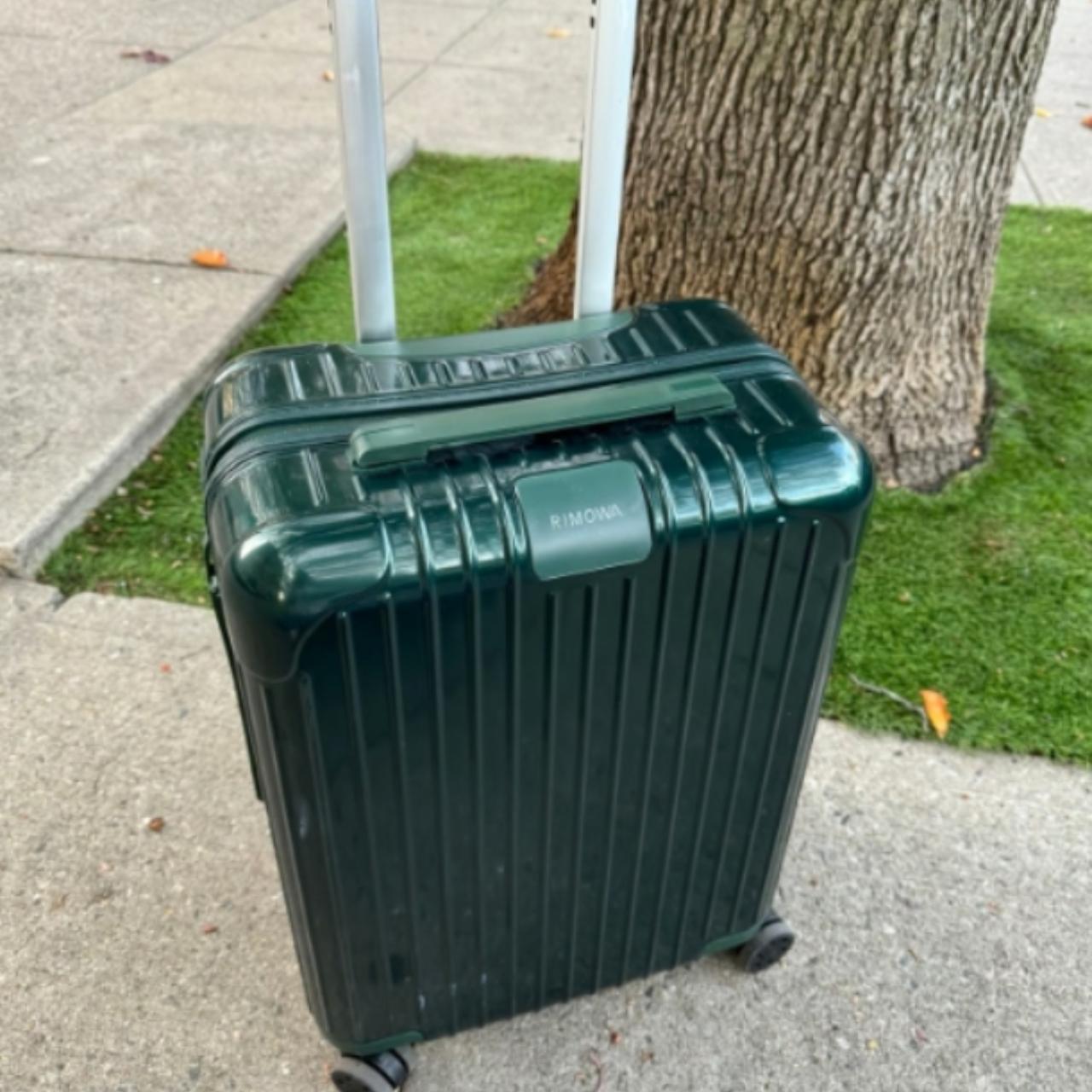 Rimowa cabin carry on gloss green Cabin size... - Depop