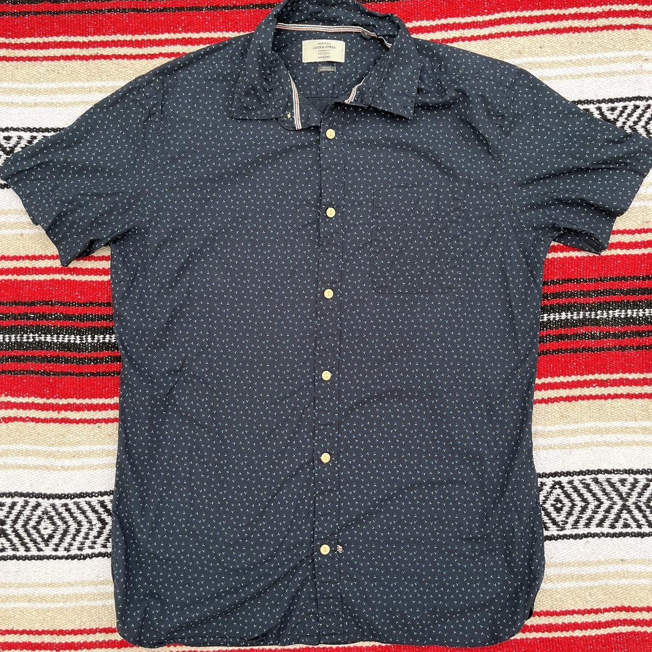 Jack n Jones vintage button up. Men’s size large.... - Depop