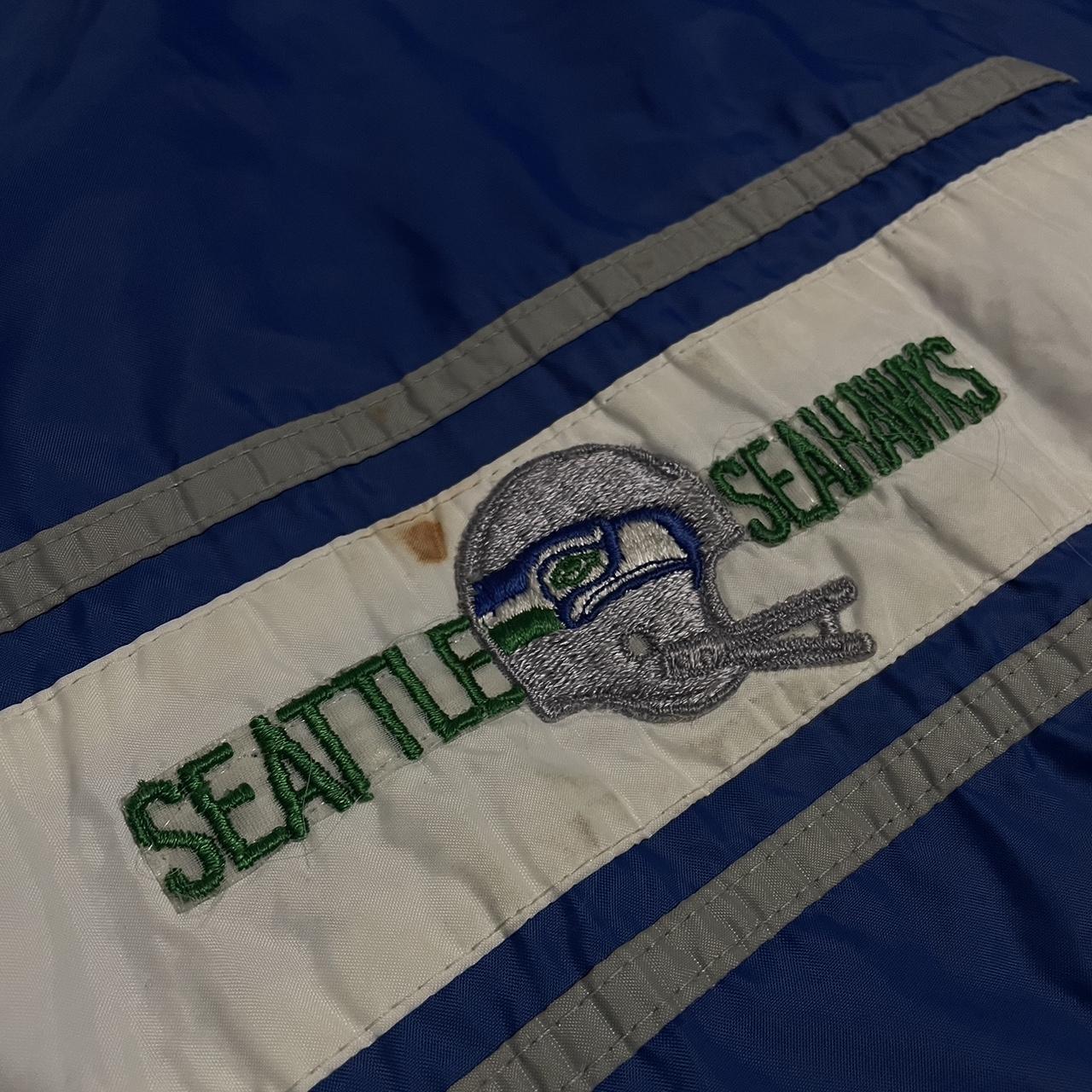 Vintage 90s Seattle Seahawks Windbreaker Good... - Depop