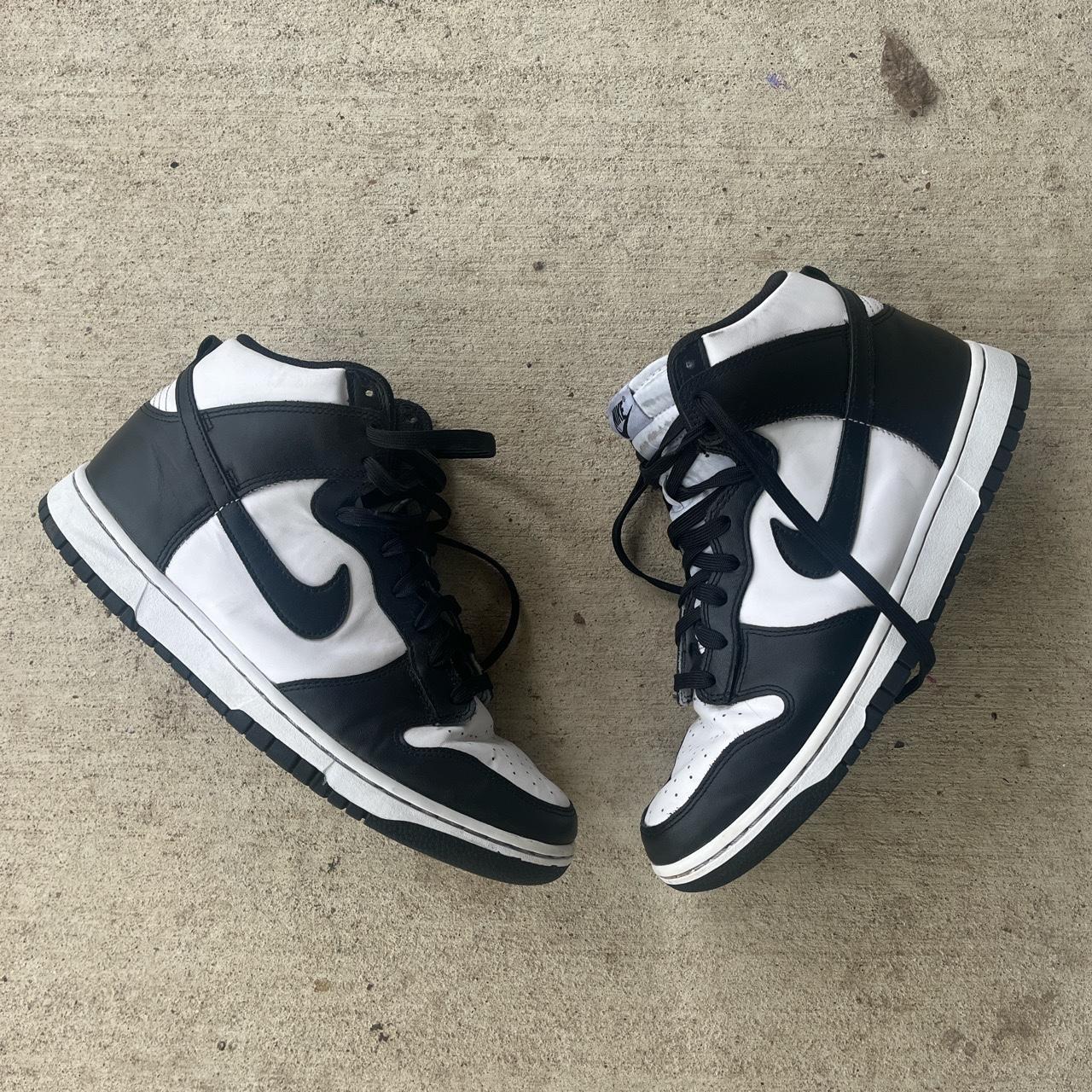 Nike Panda Dunk Highs Men’s 11 The high top panda... - Depop