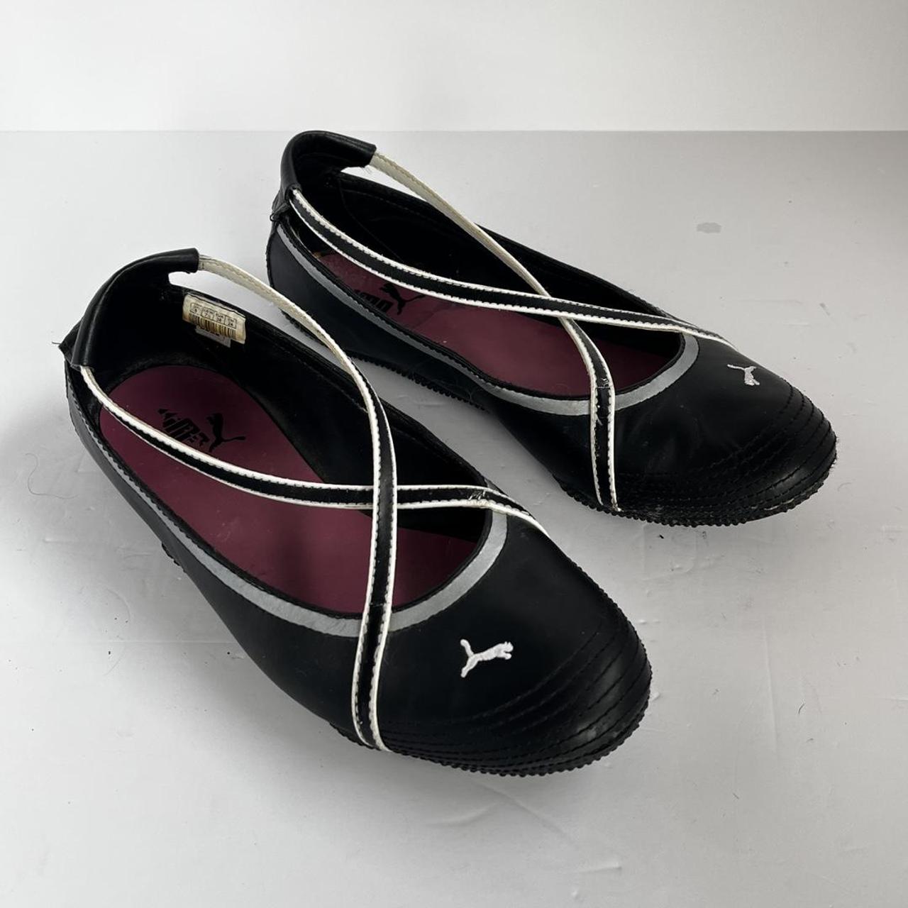 Puma Ballet Flats with criss cross straps So cute!... - Depop