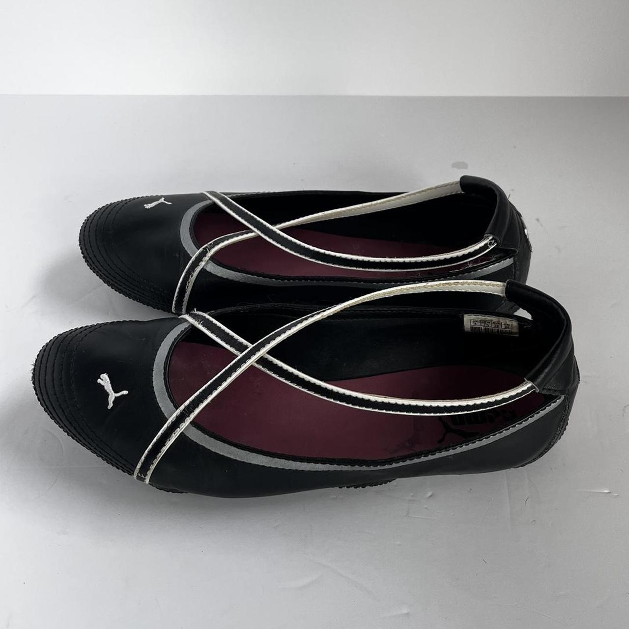 Puma Ballet Flats with criss cross straps So cute!... - Depop