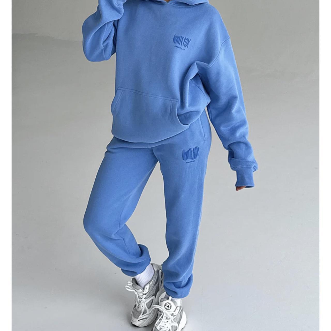 White Fox Archive 6.0 blueberry trackpants.Size xs.... - Depop