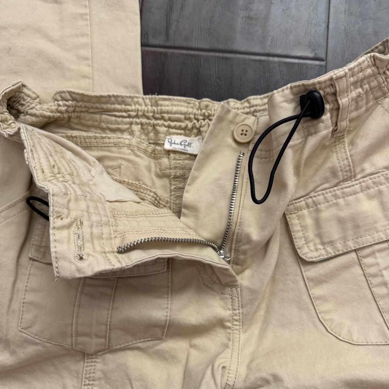 John Galt beige Cargos Worn once in very good... | Depop