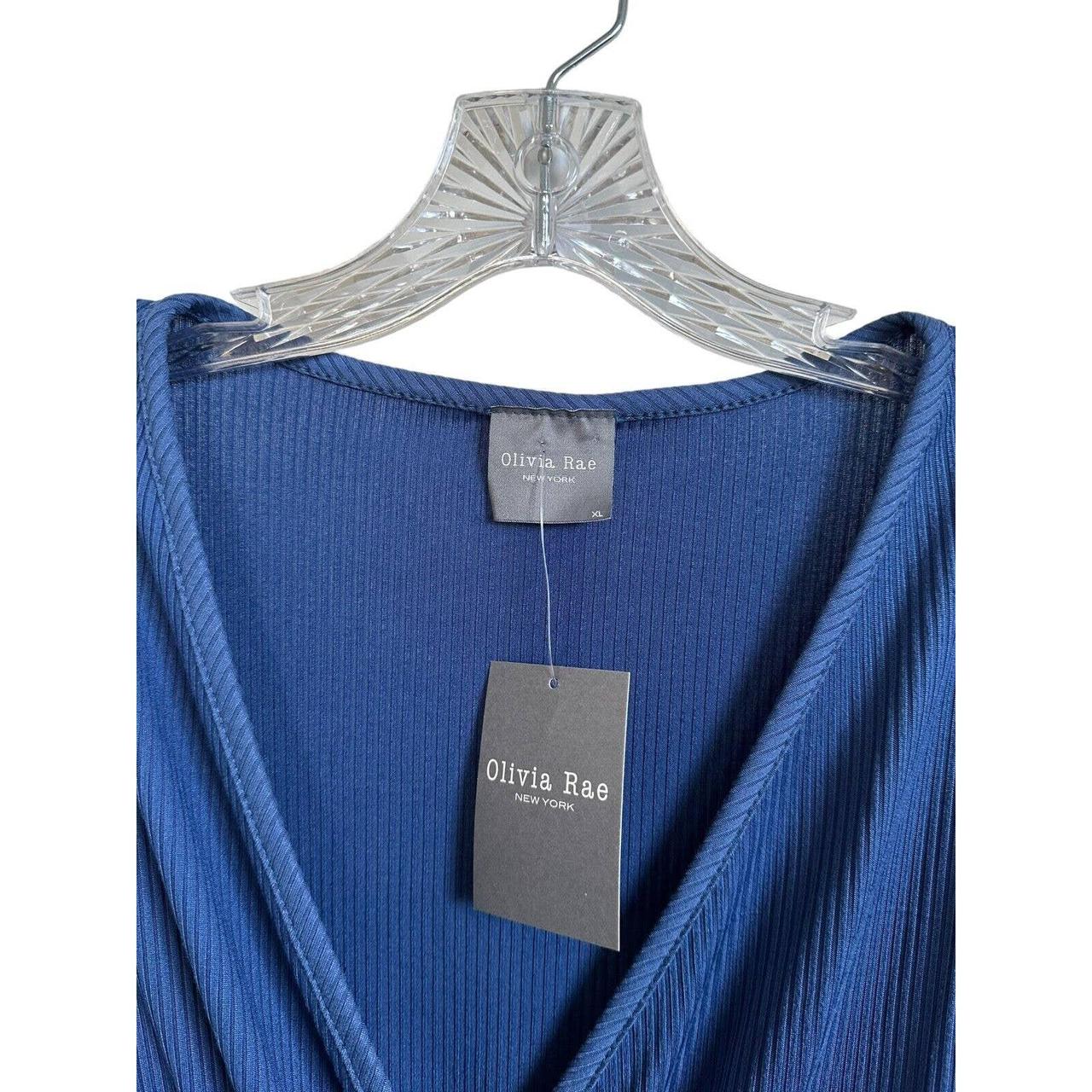 Olivia Rae Women's Twist Front V-Neck Casual Mini... - Depop