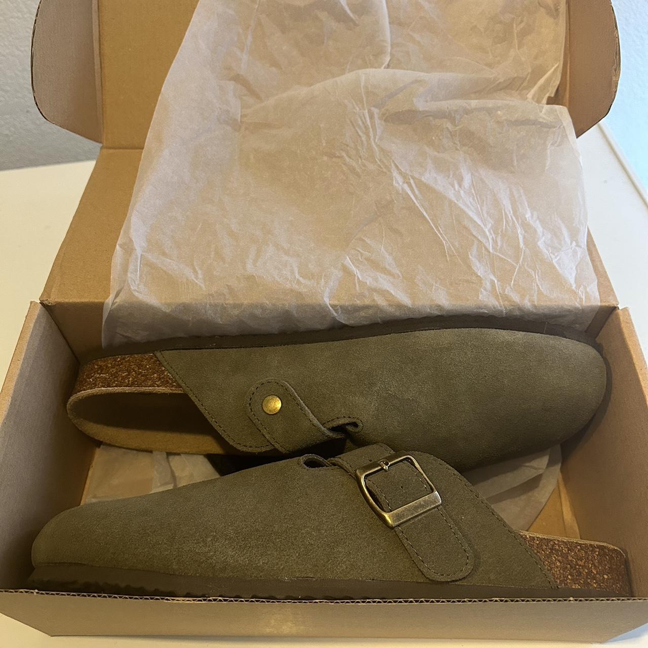 Birkenstock Boston (dupes) Green SIZE: Women’s 11... - Depop