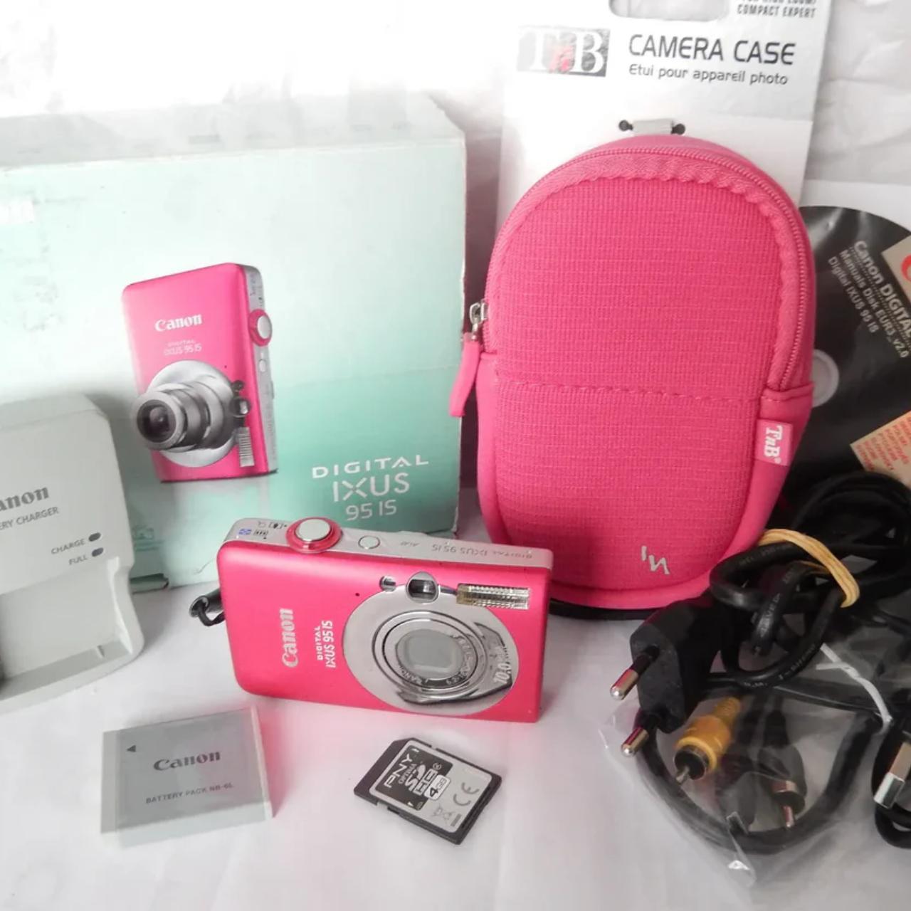 CANON IXUS 95 is 10Mpx 3x Zoom Pink Digital camera... - Depop