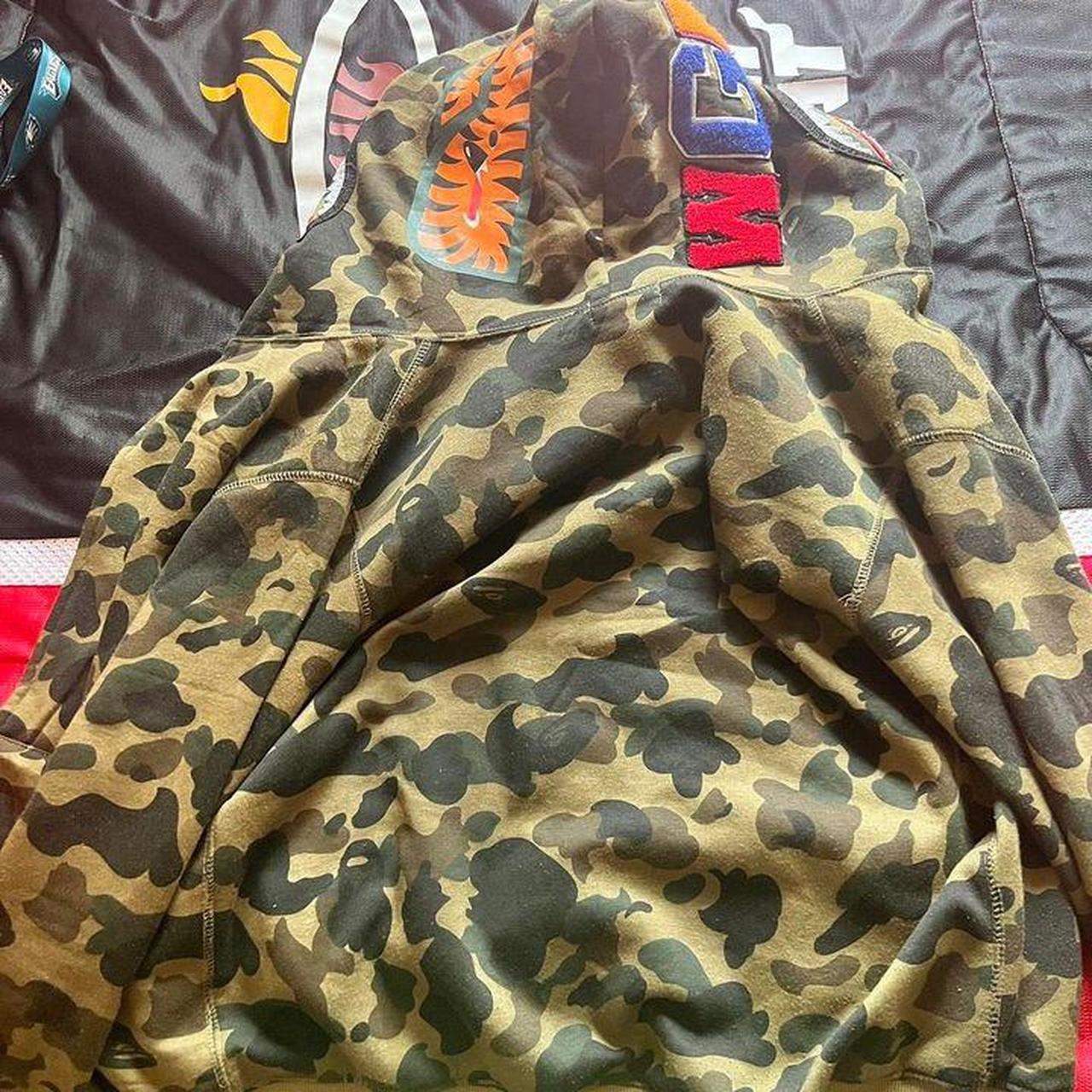BAPE Men's Khaki Jacket | Depop