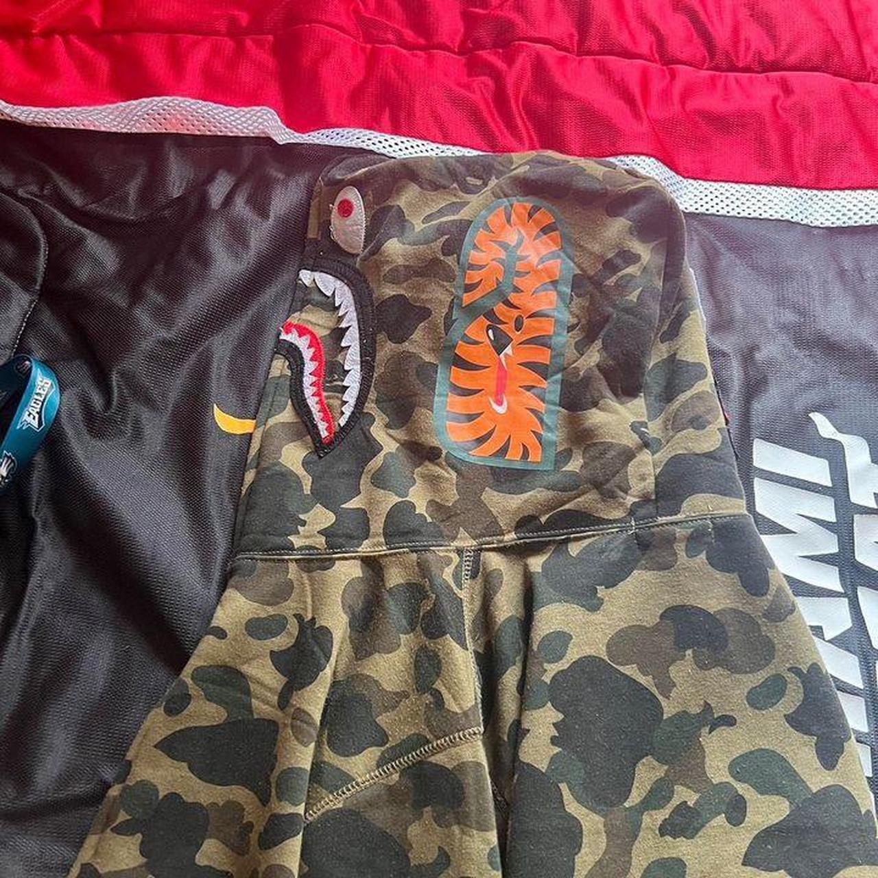 BAPE Men's Khaki Jacket | Depop