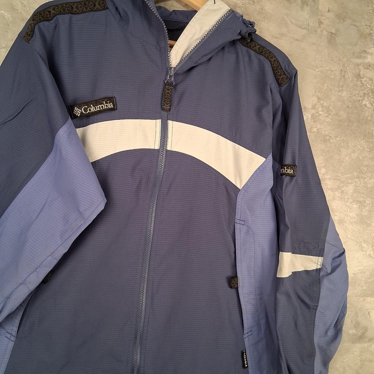 Columbia Sportswear Omni-Dry blue & white jacket... | Depop