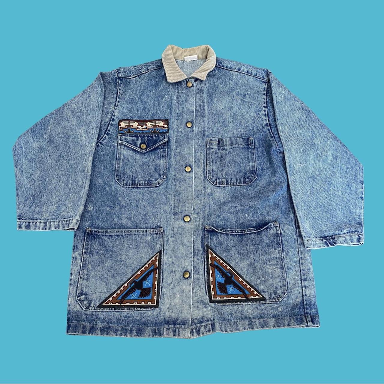 Native Men's Blue Jacket | Depop