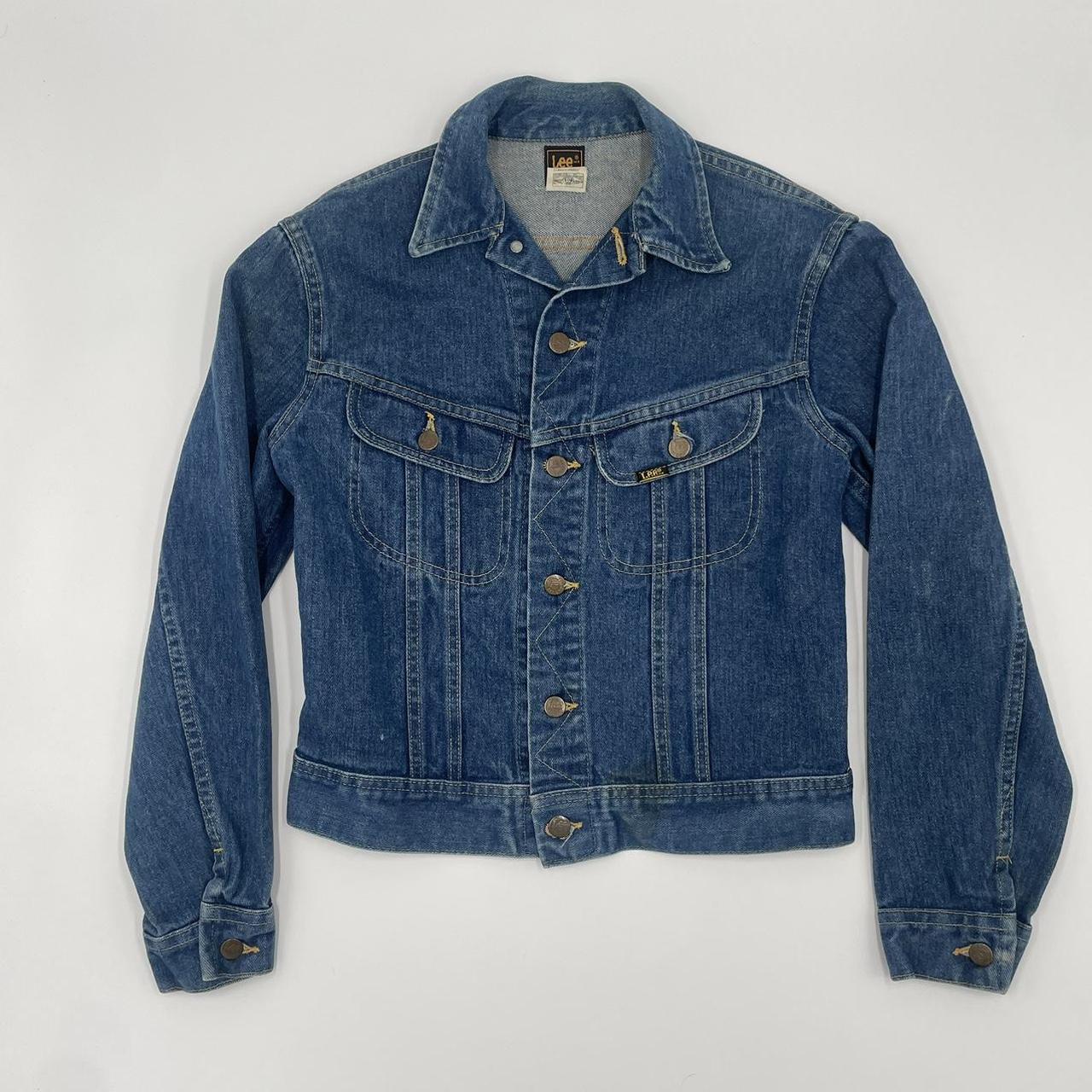 Authentic vintage Lee denim jacket. Some staining on... - Depop