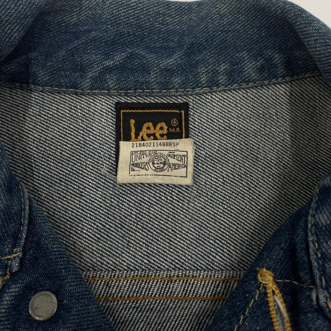 Authentic vintage Lee denim jacket. Some staining on... - Depop