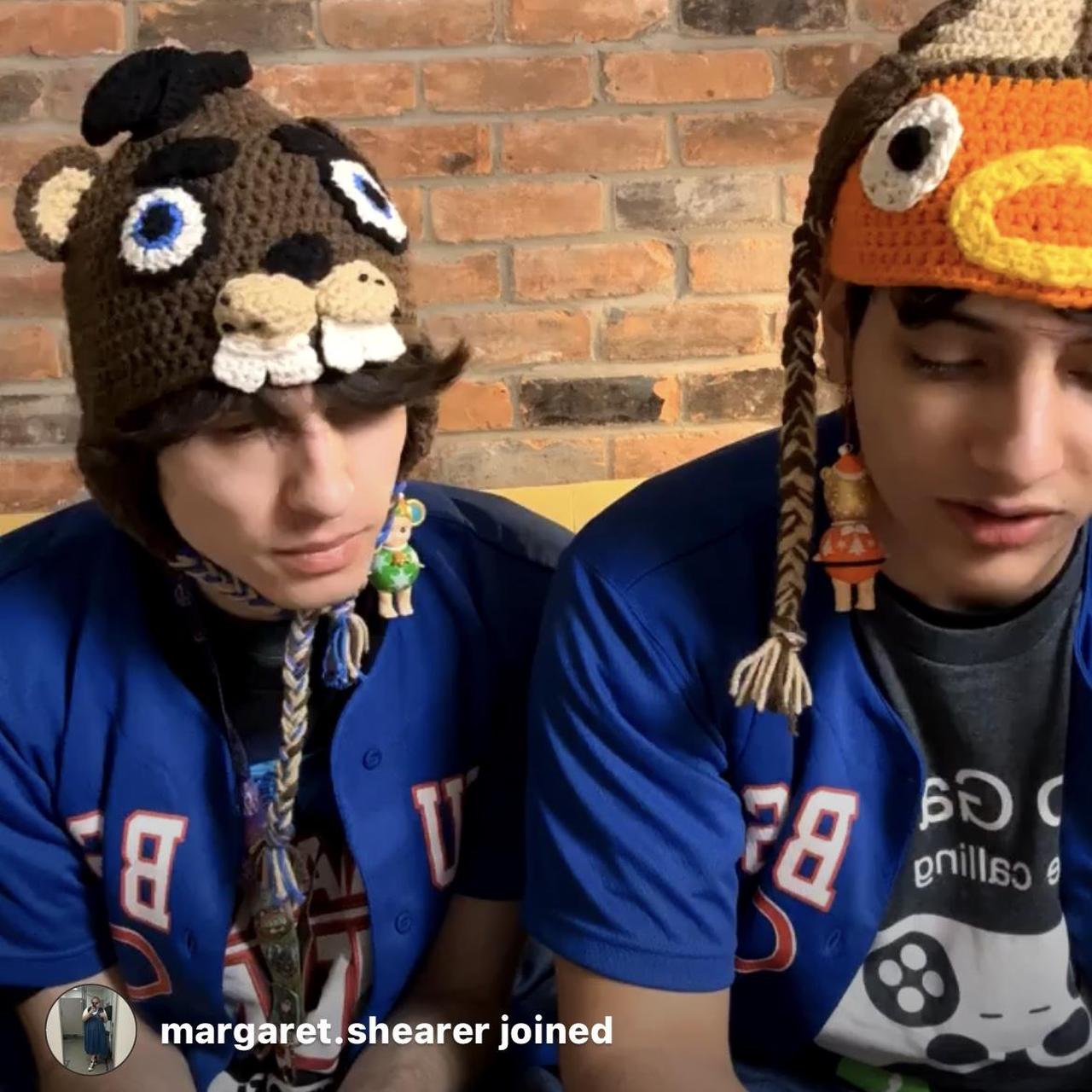 hamzah and martin crochet hats! I sent these to them... | Depop