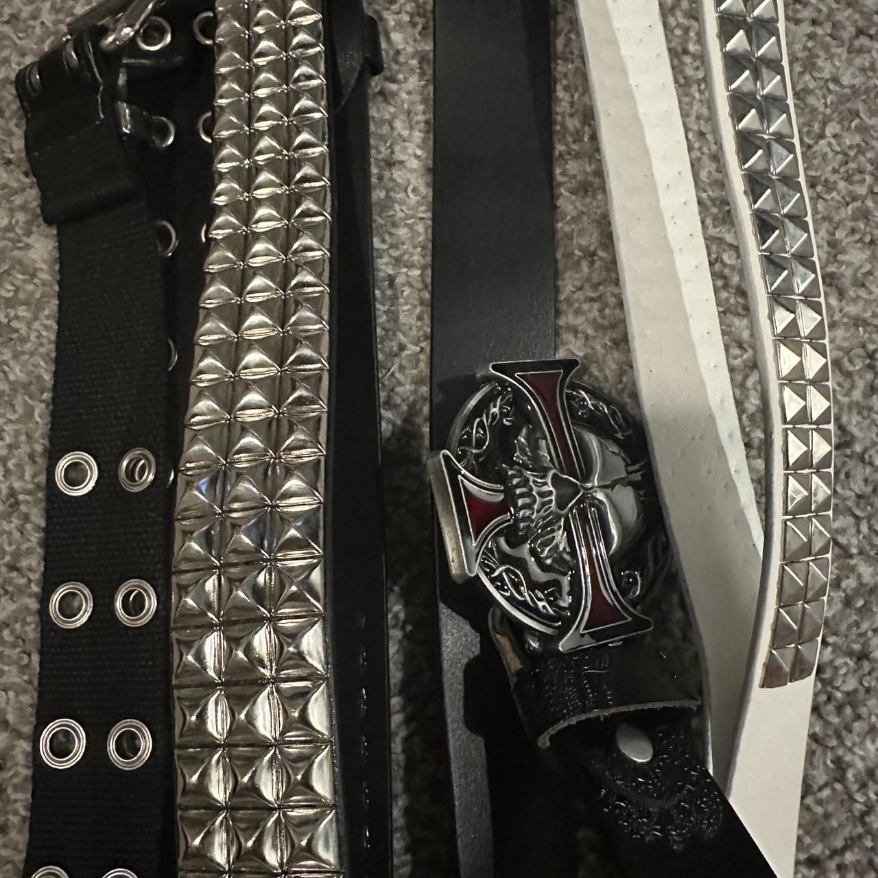 ☠️ ALT BELT BUNDLE ☠️ -used/thrifted belts -you can... - Depop