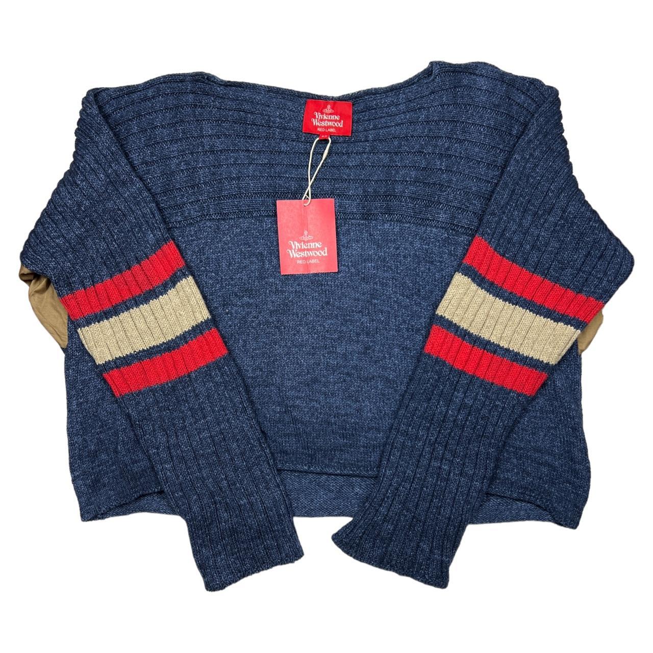 NWT Vivienne Westwood Red Label navy blue varsity... - Depop