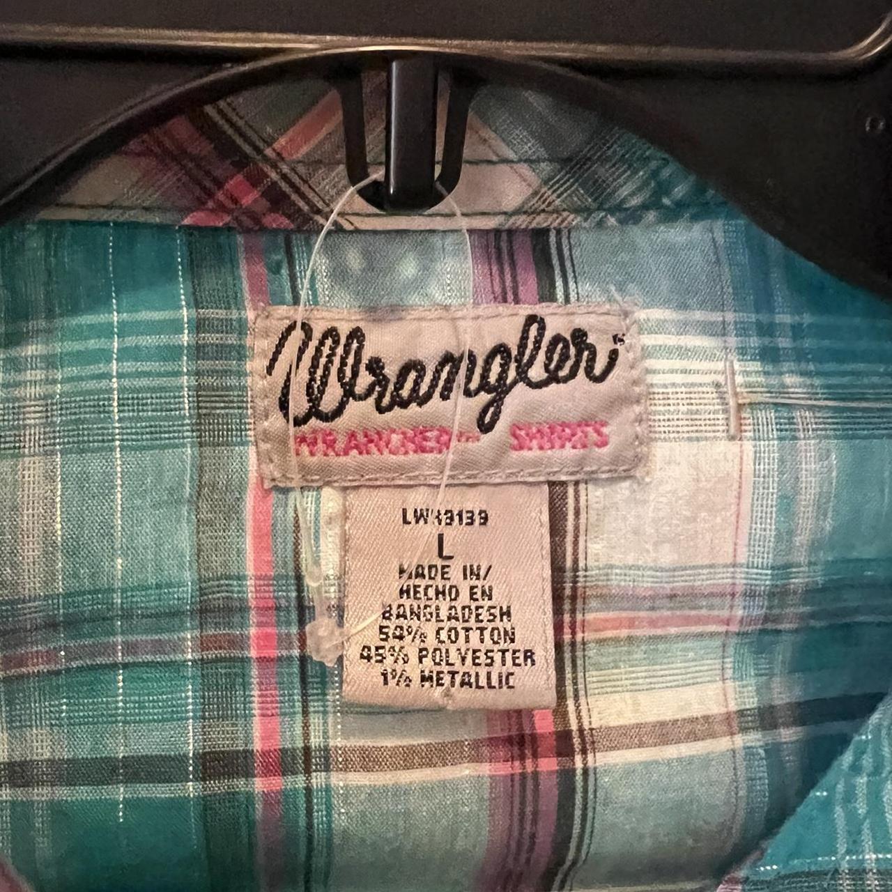Wrangler western shirt, my favorite style! Lightly... - Depop
