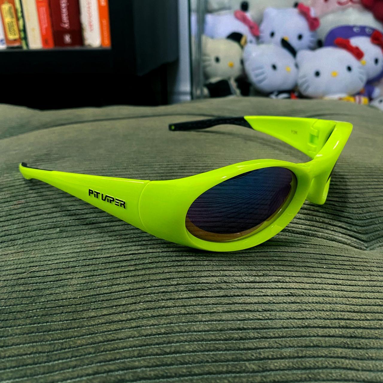 The Sludge Slammer by Pit Viper. Lime green... - Depop