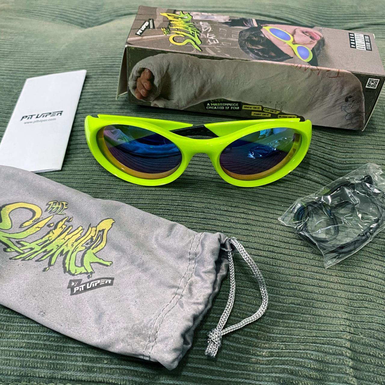 The Sludge Slammer by Pit Viper. Lime green... - Depop