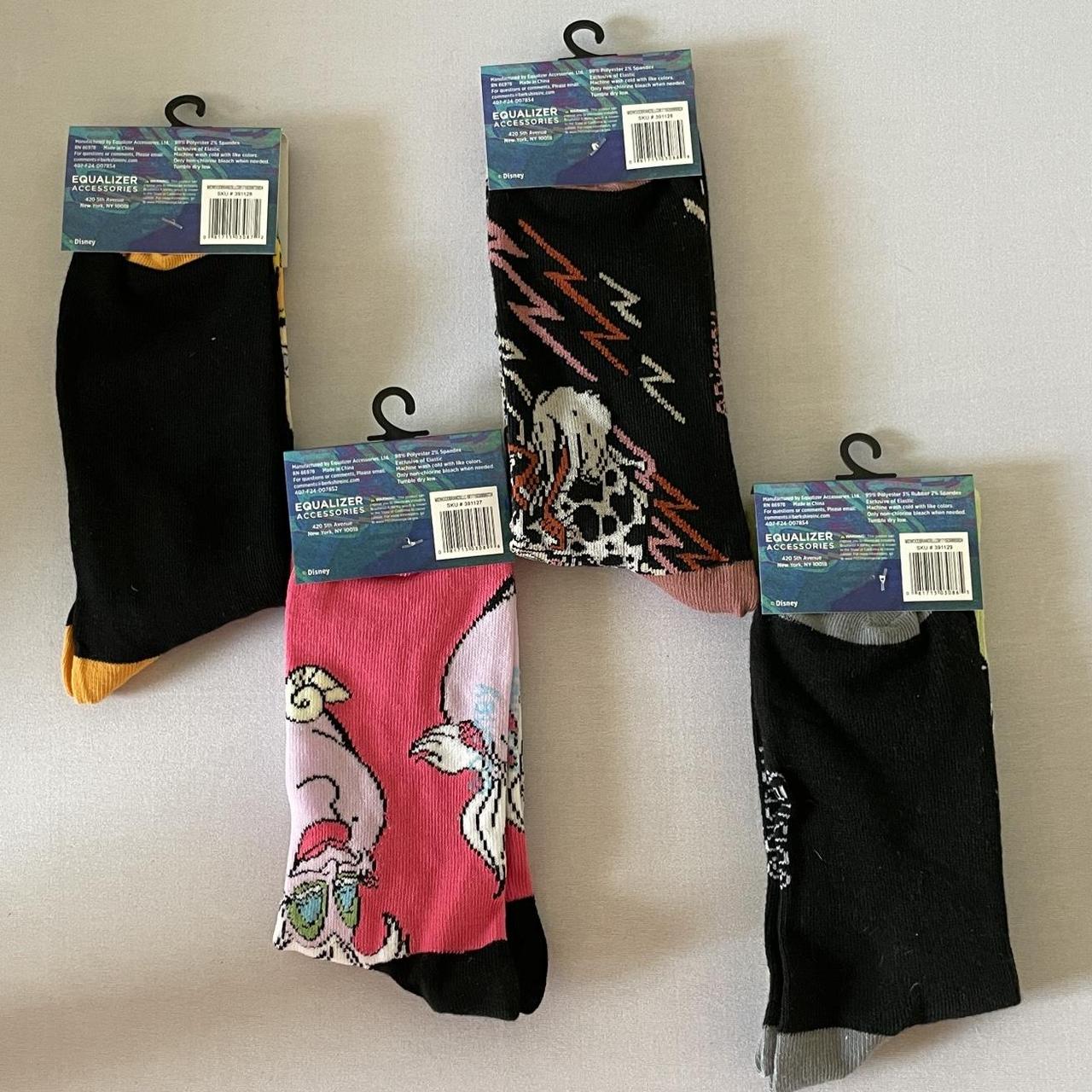 Set of 4 Disney Villains crew socks, perfect for... | Depop