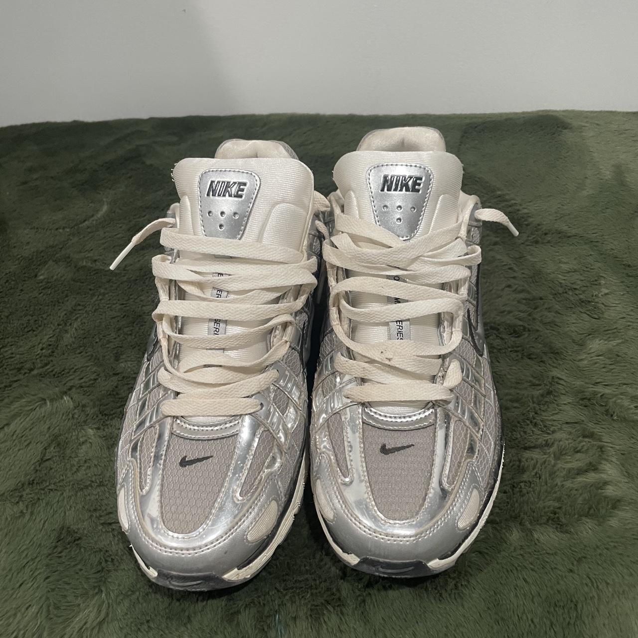 Nike p-600 grey sneakers In good condition Size 9.5 | Depop
