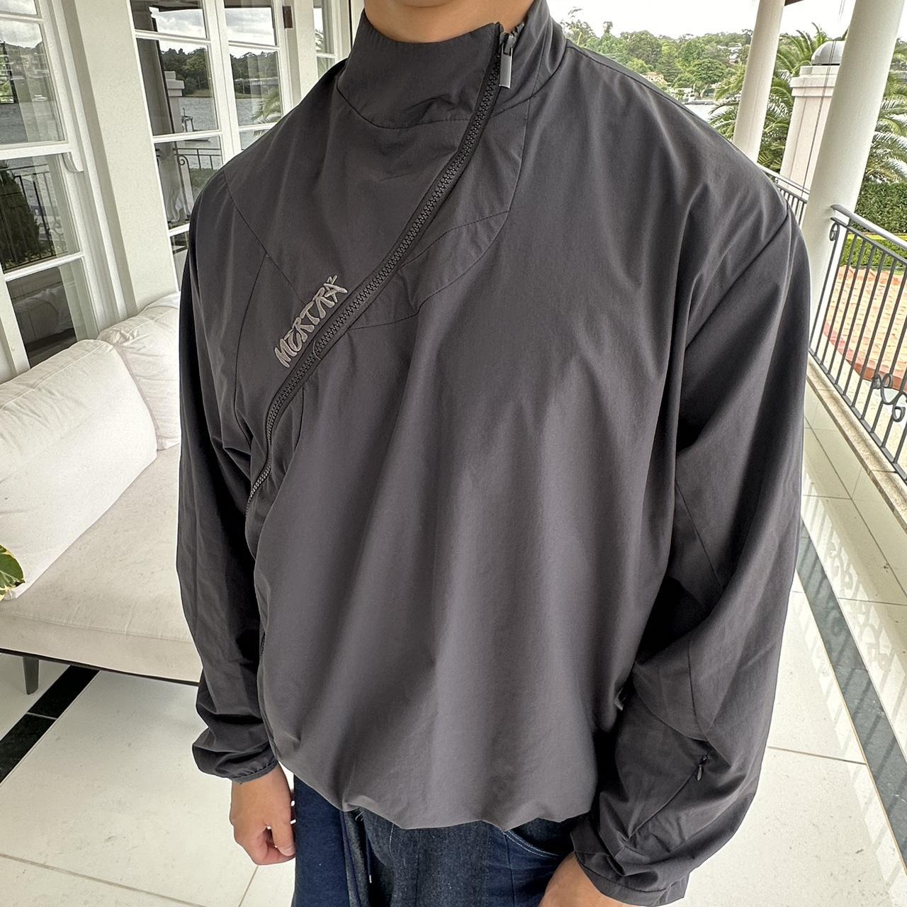 Mertra curved zip track jacket. Size L. RRP... | Depop