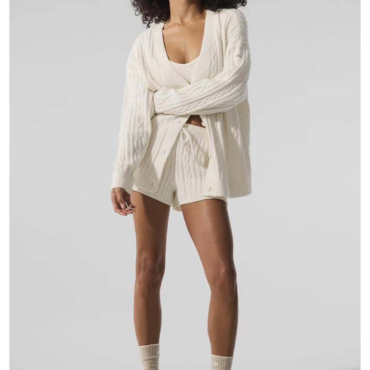 Alo cable knit cardigan NWT! | Depop