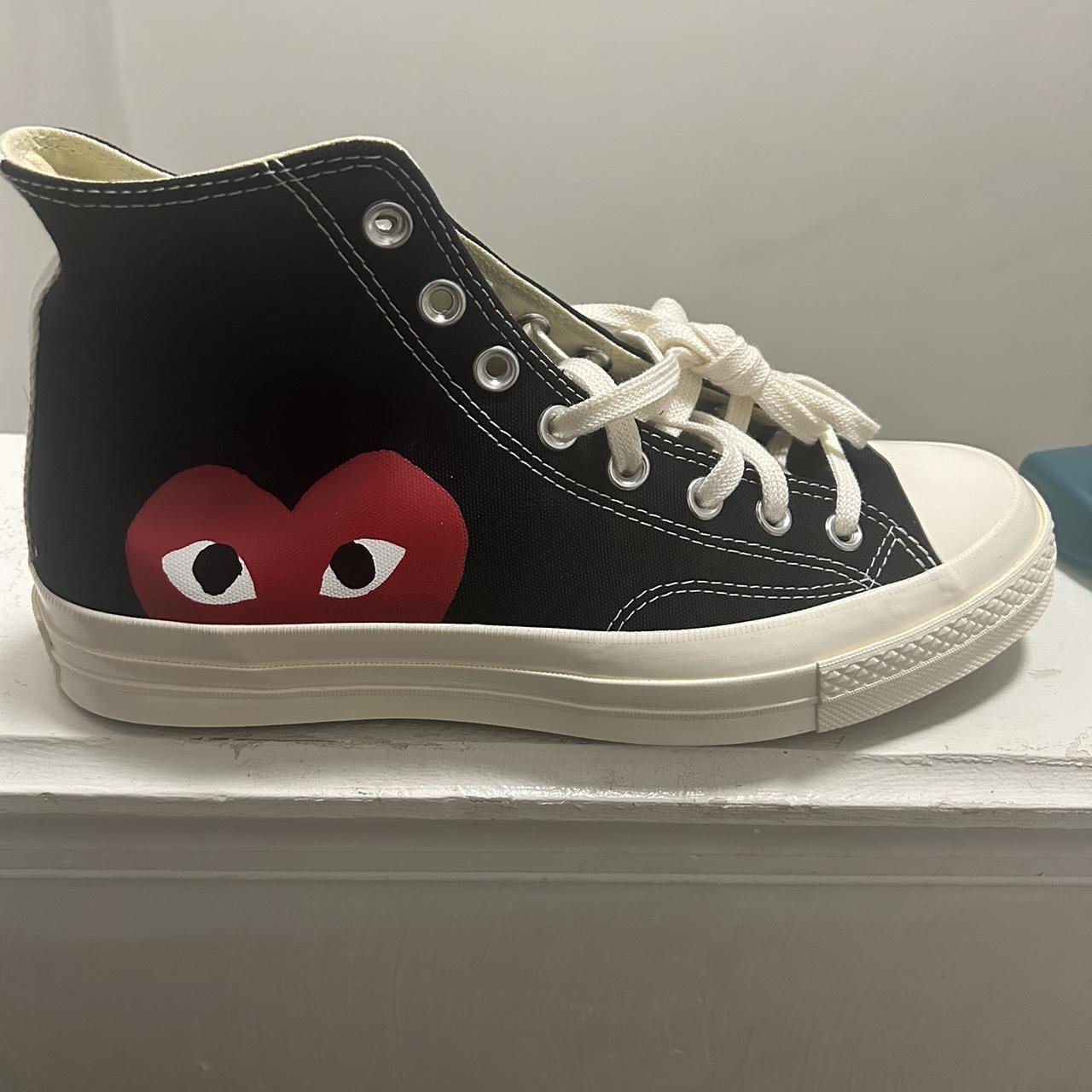 Converse x Comme des Garçons women’s 11 men’s 9 *... - Depop