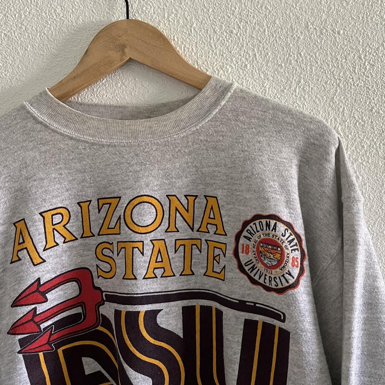 Awesome vintage ASU crewneck. No flaws. Fits smaller... - Depop