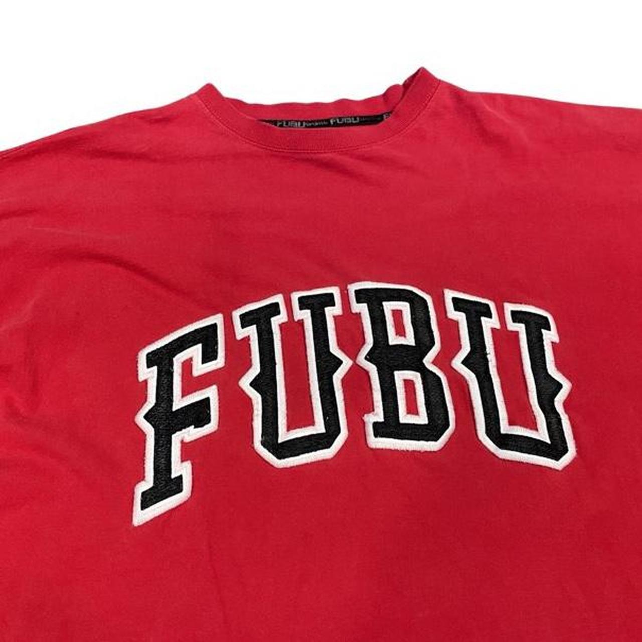 Red XXL FUBU tee #fubu #tshirts #logotee #vintage... - Depop