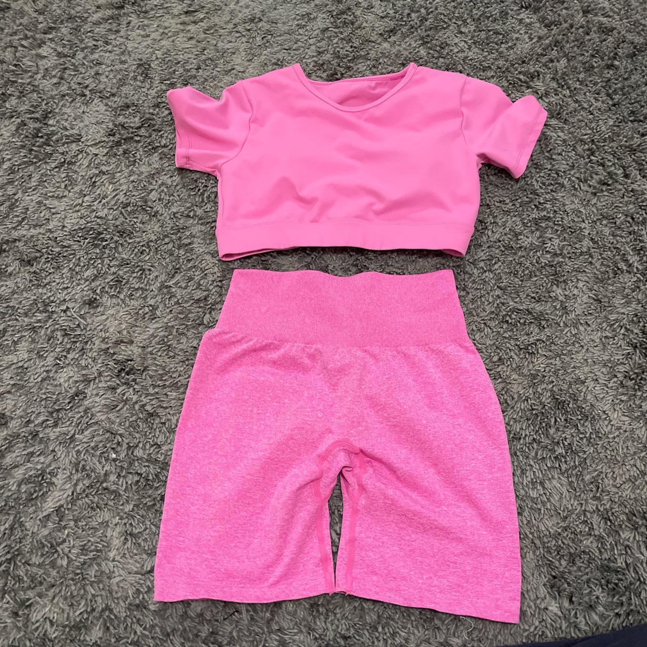 nvgtn set bubblegum pink SO cute! literally brand... - Depop