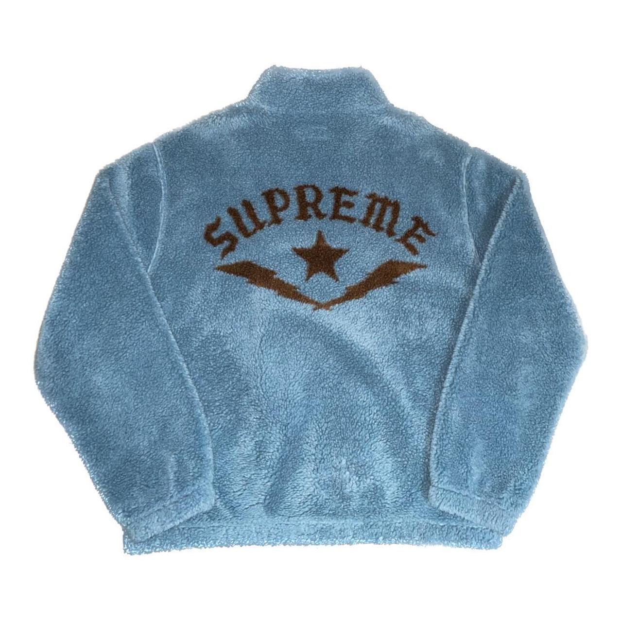 Supreme star fleece Worn for ab a year, still... - Depop