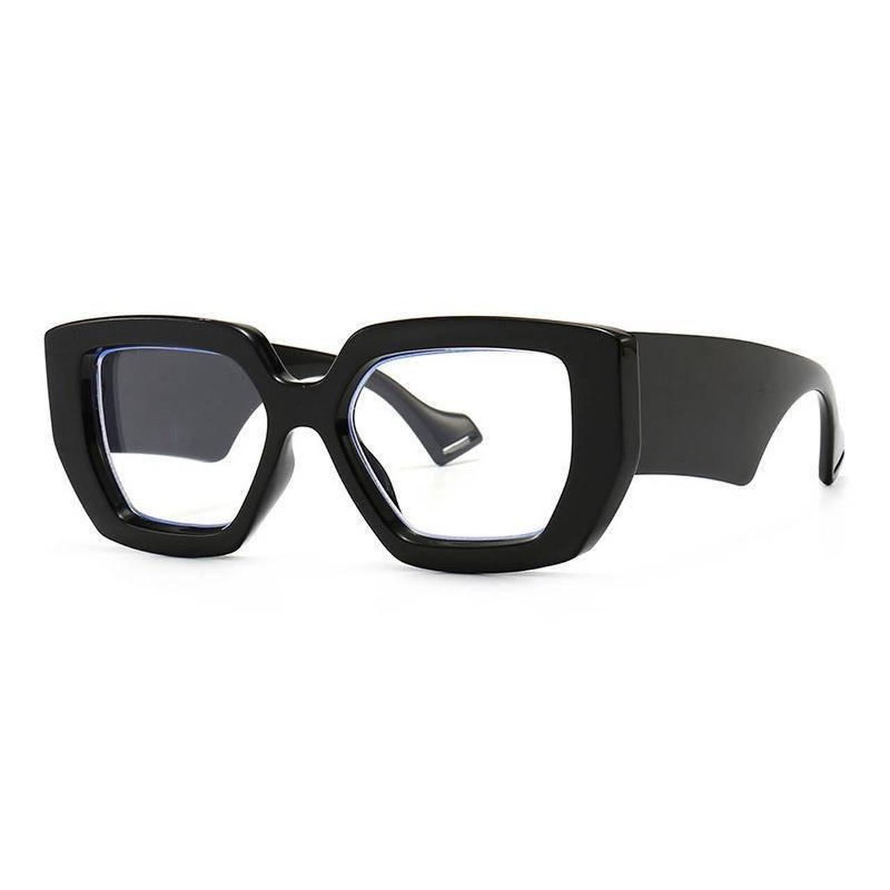 Selling these thick block style glasses, as seen on... - Depop