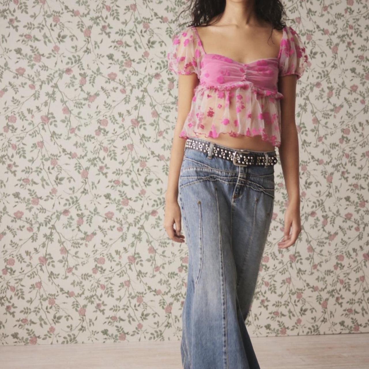 Kimchi Blue Claudia Floral Blouse new with tags!! - Depop