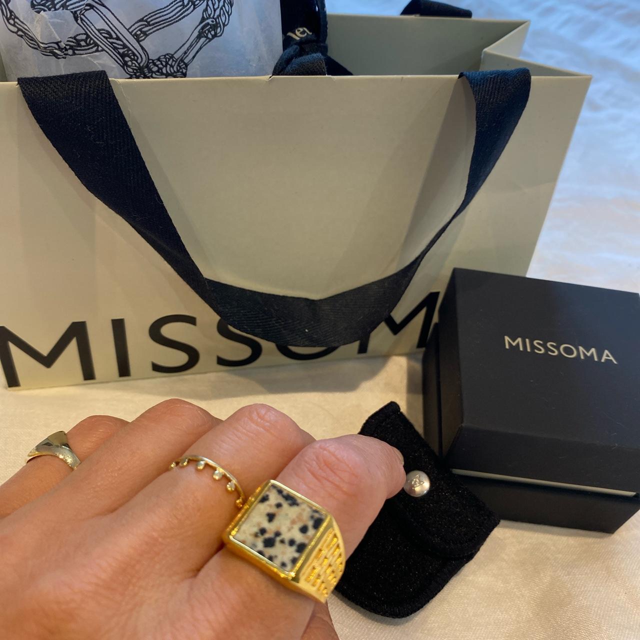 Missoma signet ring, brand new with packaging and... - Depop