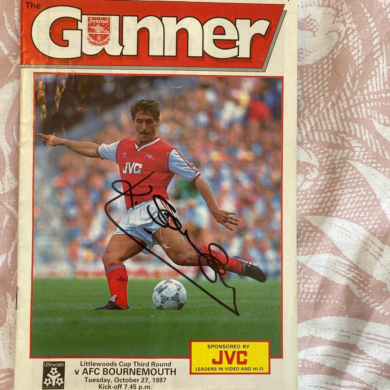 Arsenal rare memorabilia Arsenal v Bournemouth... - Depop