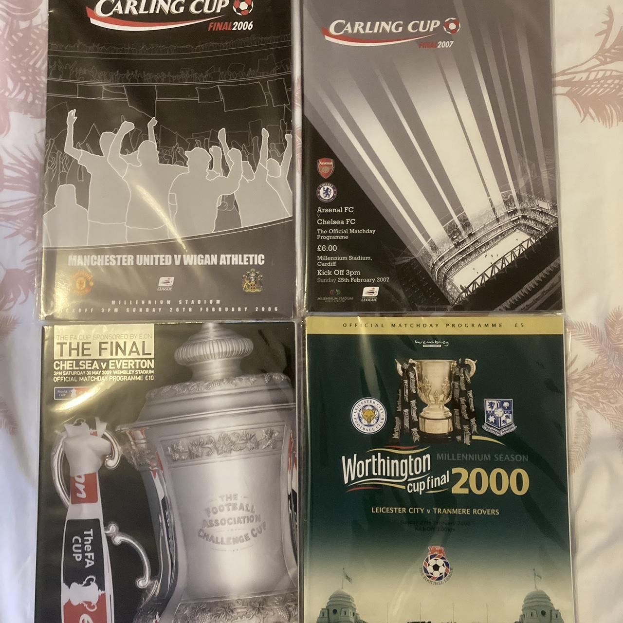 Cup final programmes- very collectible. Leicester v... - Depop