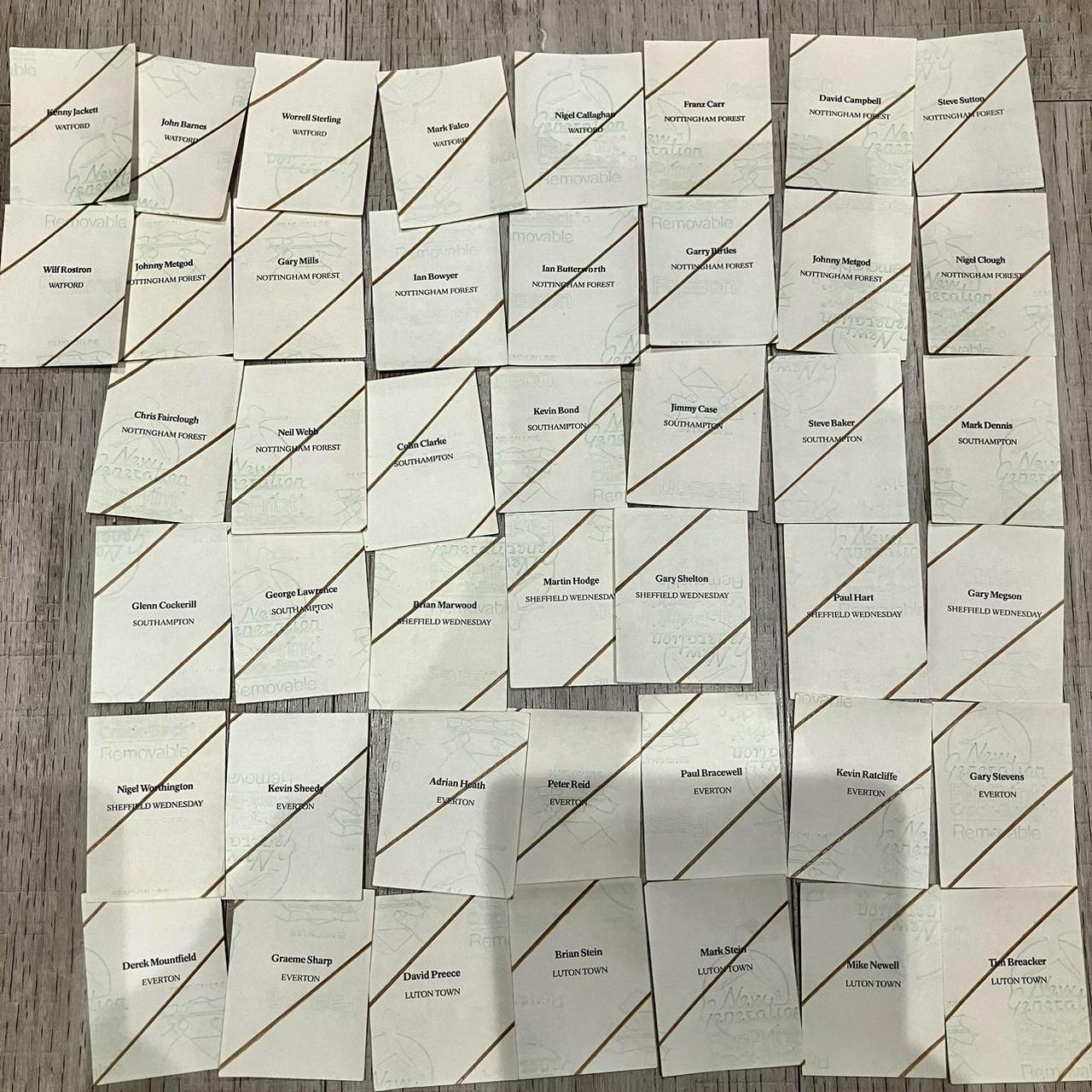 Very rare set of Daily Mirror football stickers... - Depop