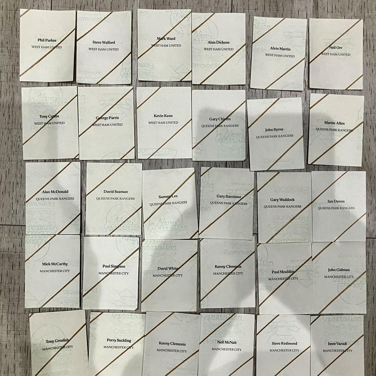 Very rare set of Daily Mirror football stickers... - Depop