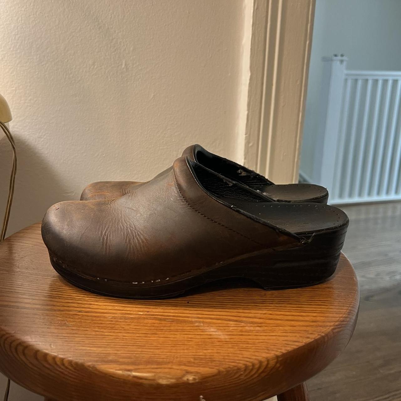 Dark Brown Dansko Clogs! size 39/8.5 women’s - Depop