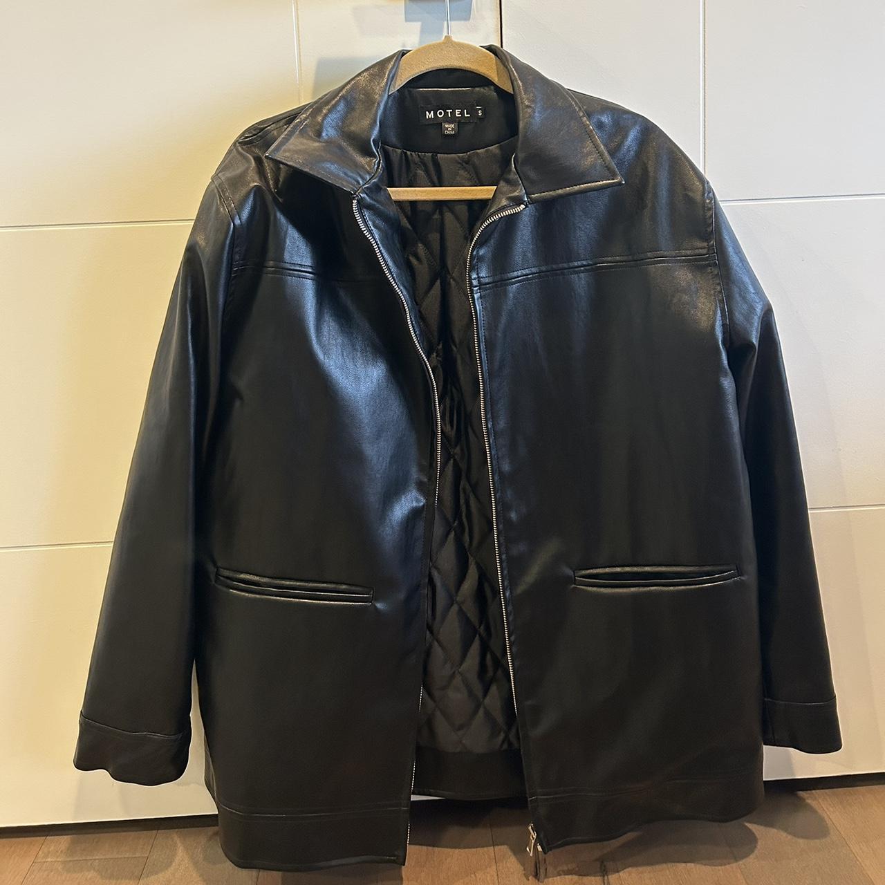 MOTEL ROCKS LEATHER JACKET - BASICALLY NEW, I’ve... - Depop