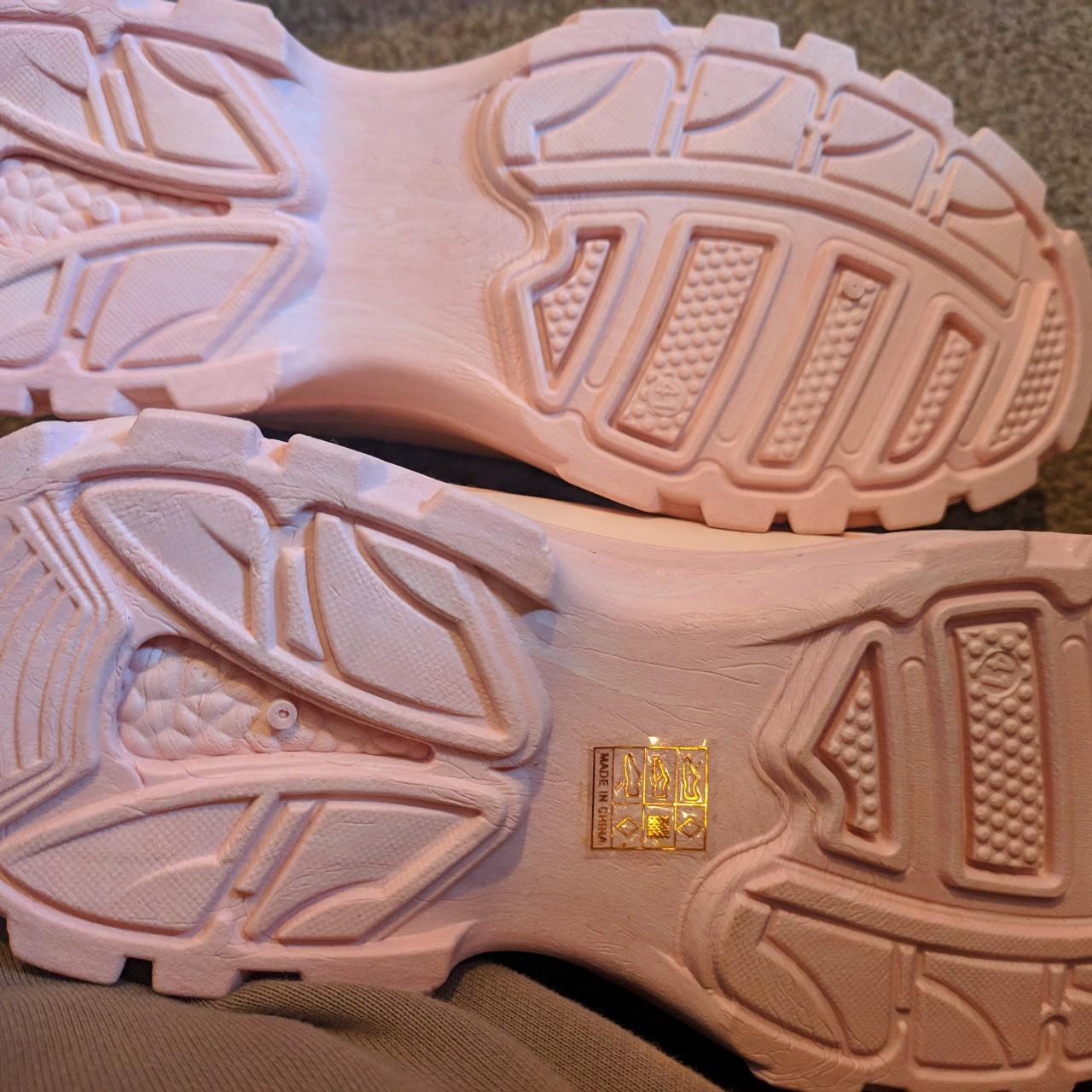 New Shein pastel pink trainers. Completely new and... - Depop